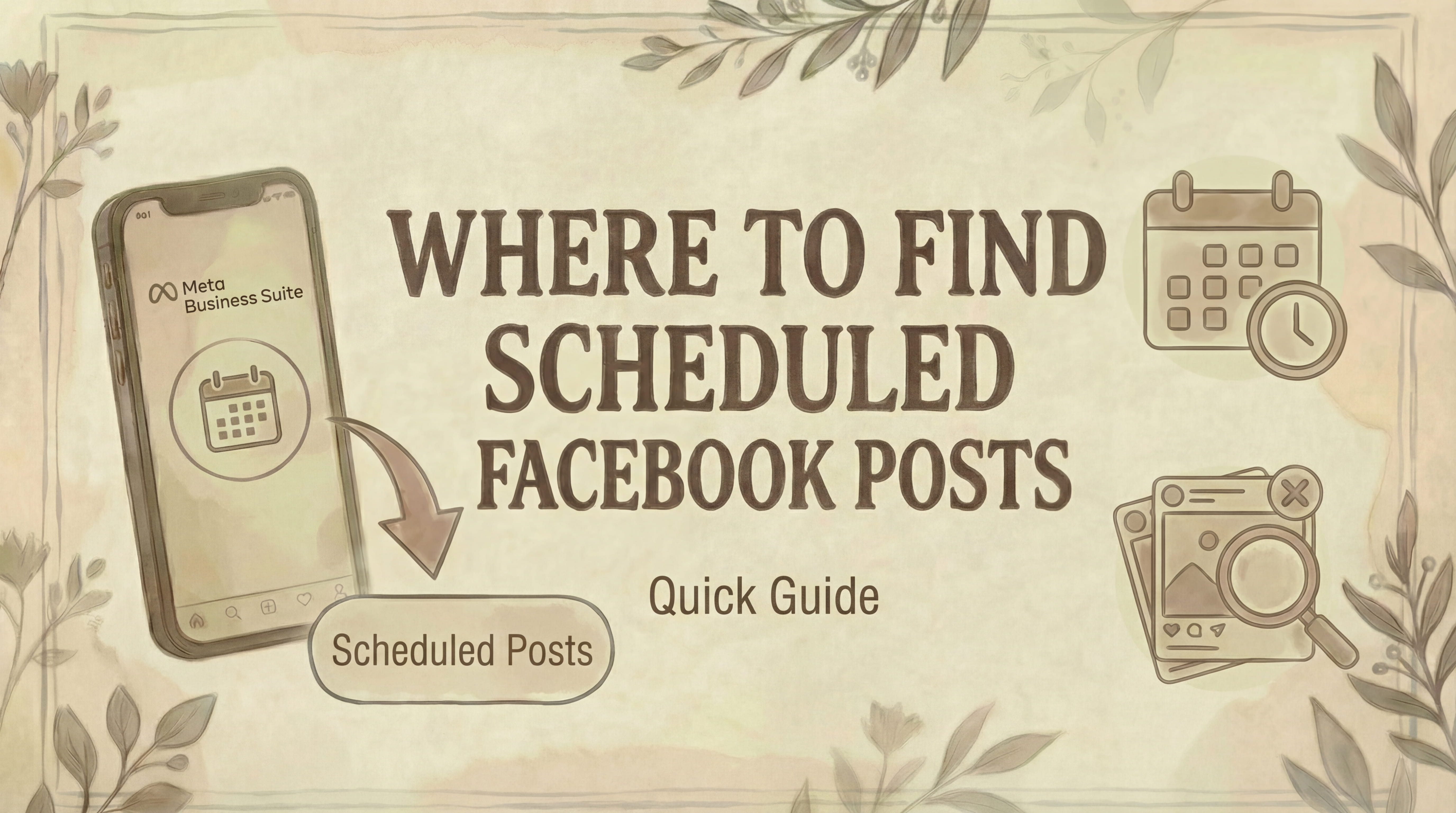 Where to Find Scheduled Posts on Facebook (2026 Guide) | Genviral