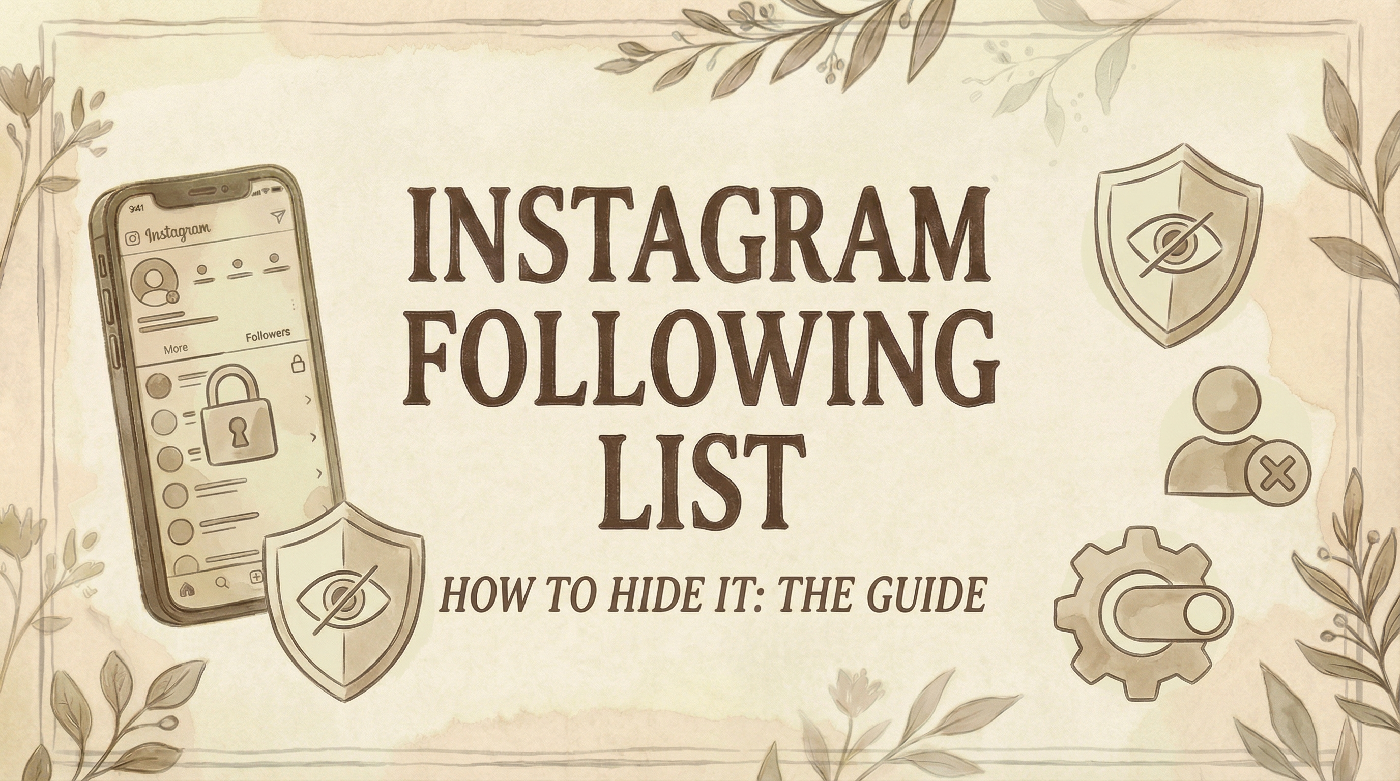 How to Hide Your Following List on Instagram (2026 Guide) | Genviral