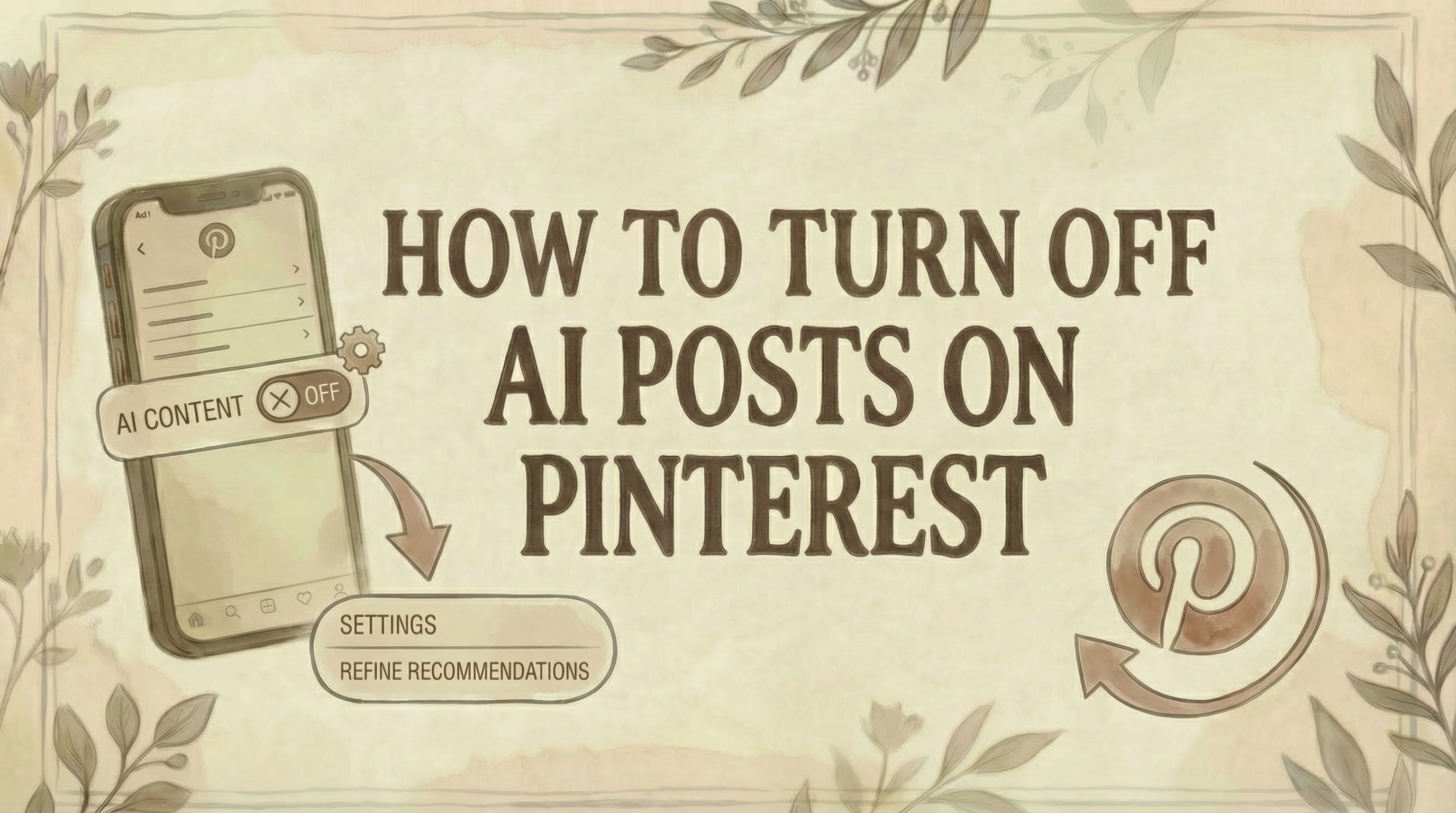How to Turn Off AI Posts on Pinterest (2026 Update) | Genviral